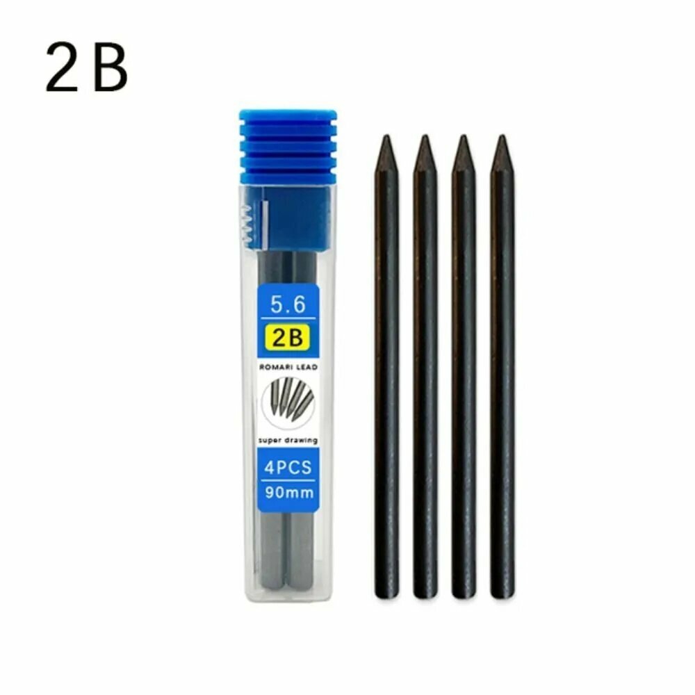 Карандаш, твердость: 2B (2 Мягкий)