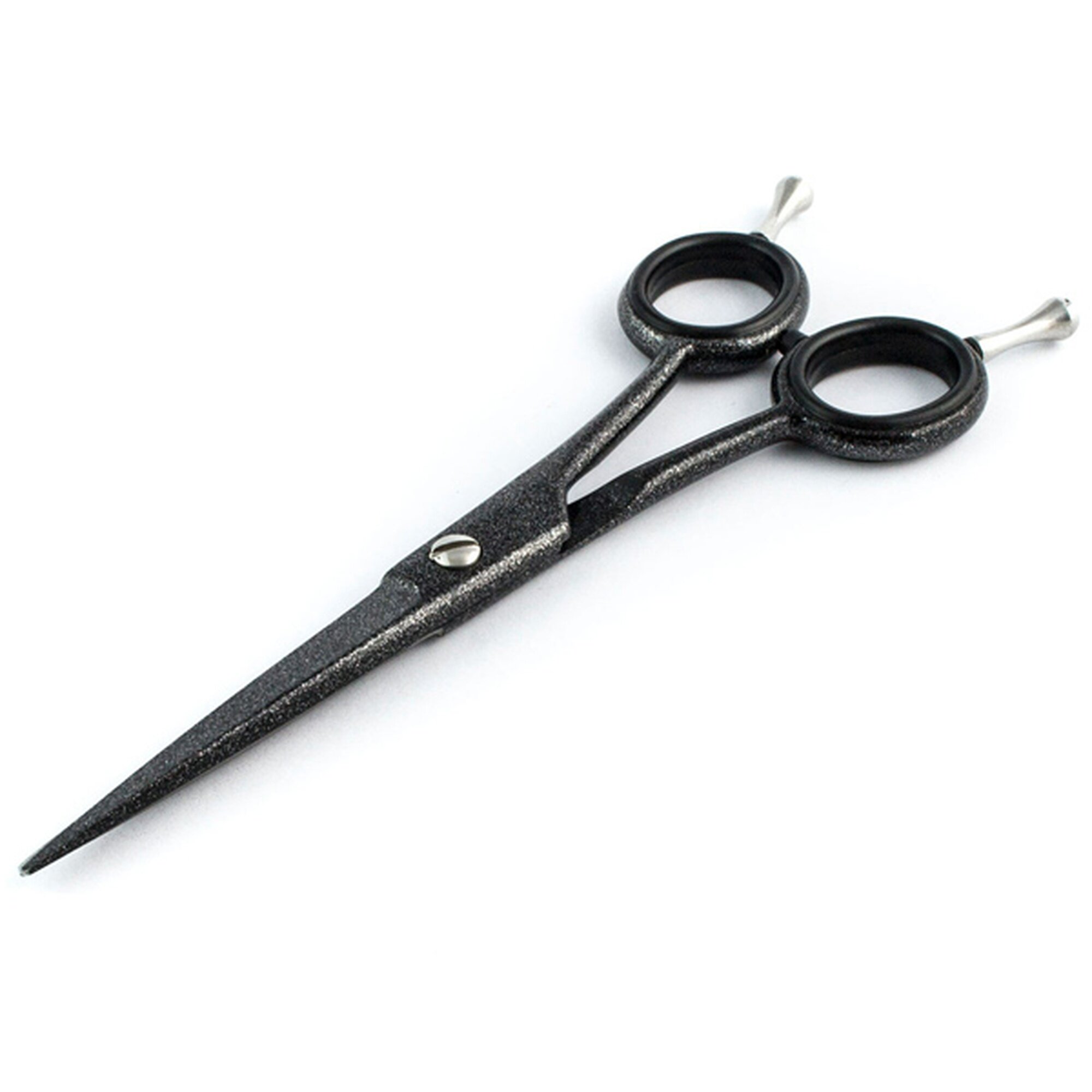 Ножницы Mizuka PBS-STU256BK, для стрижки, нержавеющая сталь, 5.5", с упорами, черные