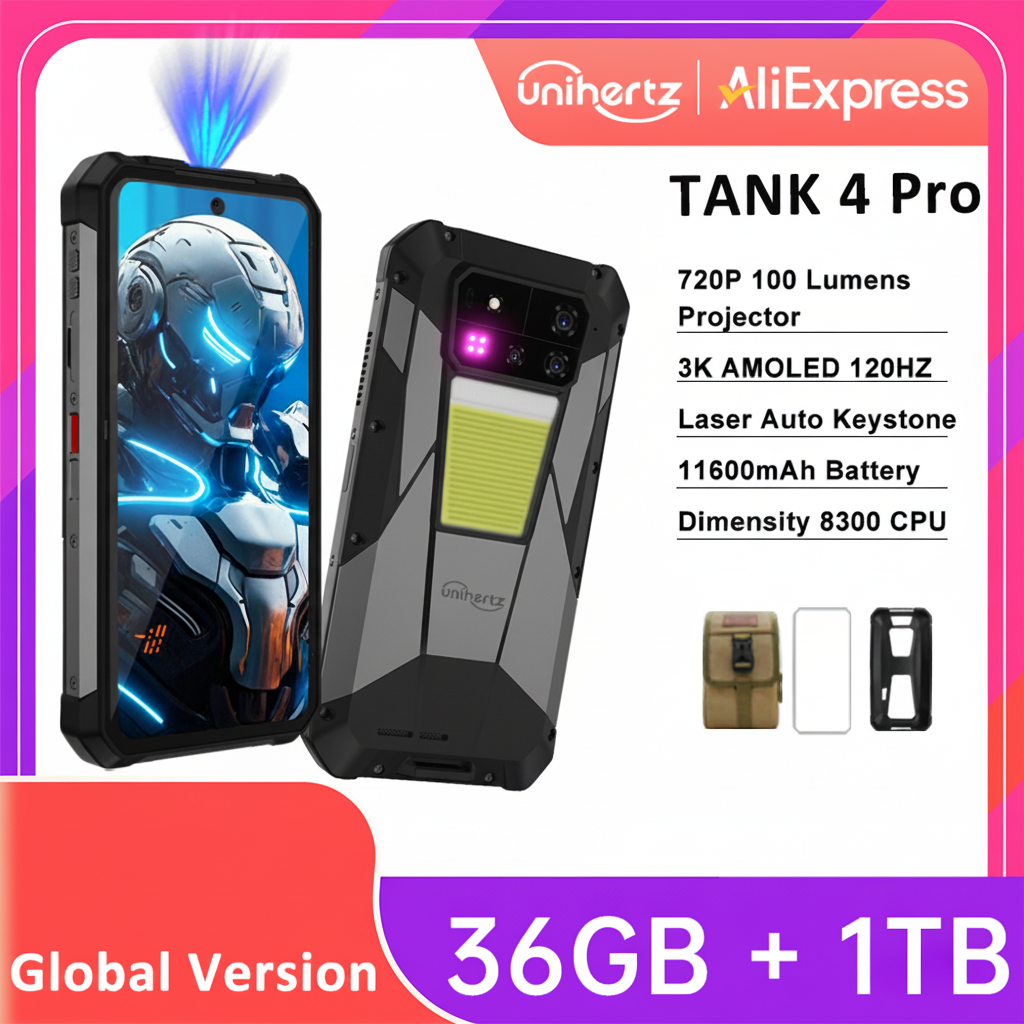 Смартфон unihertz Tank, 18ГБ/1ТБ