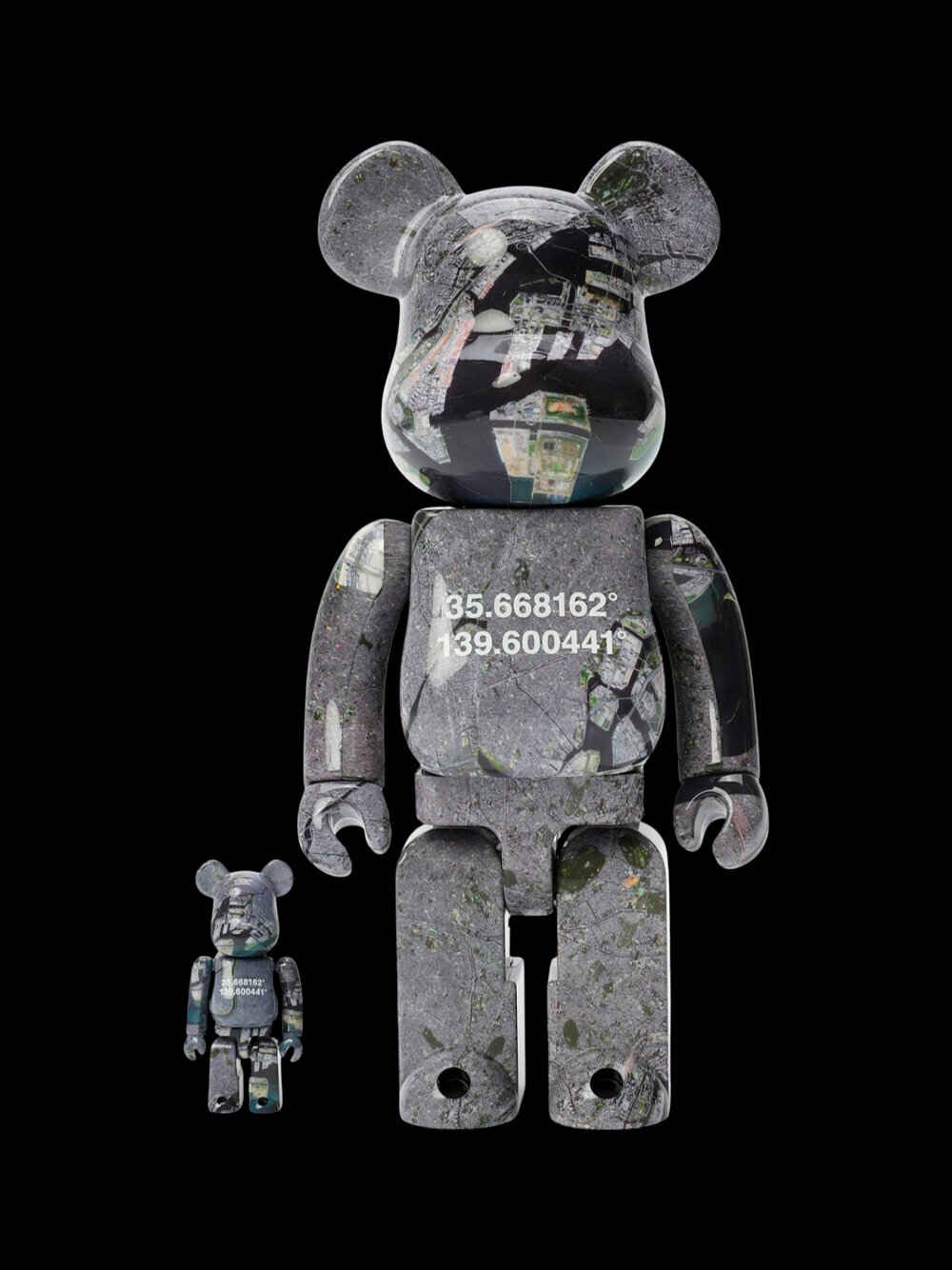 Коллекционная оригинальная фигура Bearbrick Benjamin Grant (Overview) Tokyo 400% 100% / 28 см высота / ABS пластик