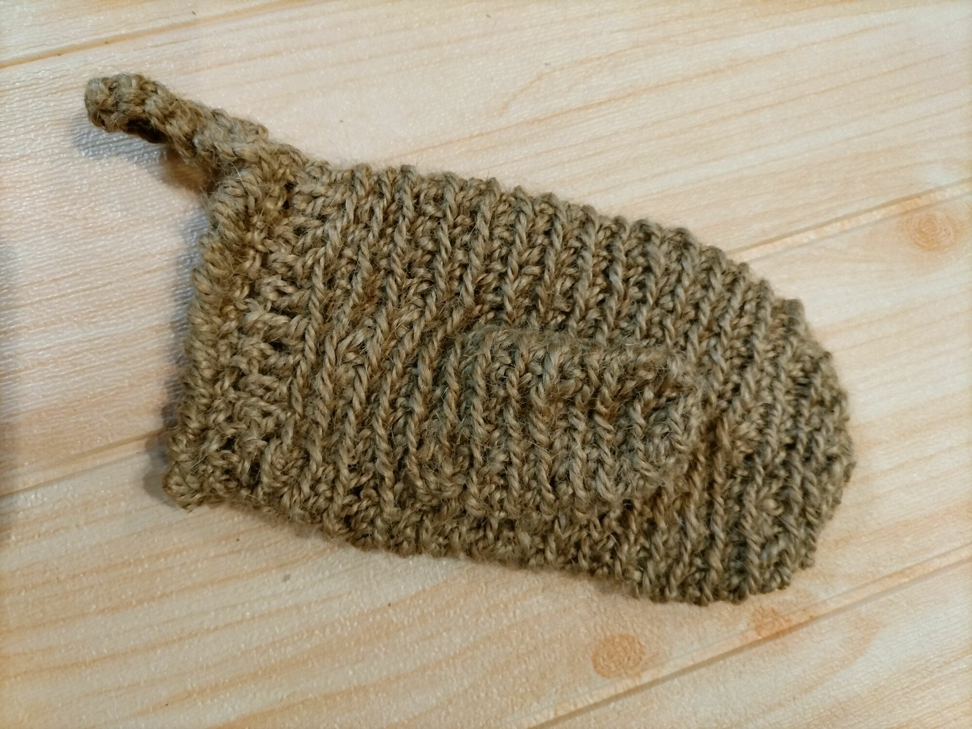 Рукавица массажная женская из джута