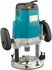 Фрезер Makita 3612С, вертикальный, с цангами 12мм, параллельным упором, 2 фрезы ...