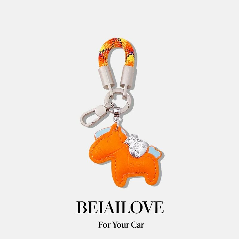 Тканый брелок для ключей, простой, креативный, персонализированный, новый стиль, изысканный женский брелок-кольцо,