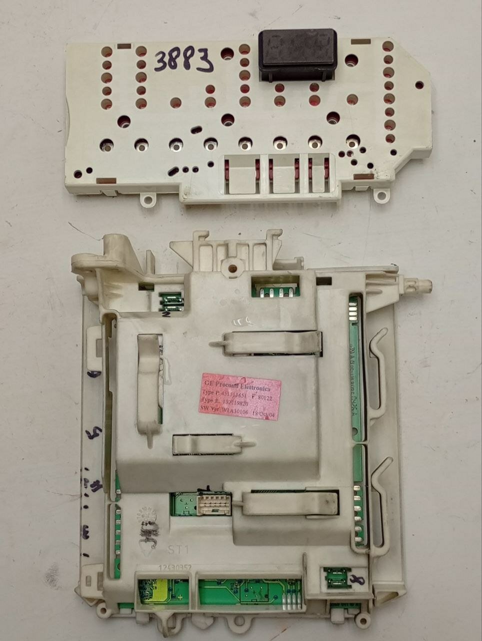 EWT1221 кт12 Электронный модуль с индикацией для стиральной машины Electrolux 146491700 б/у