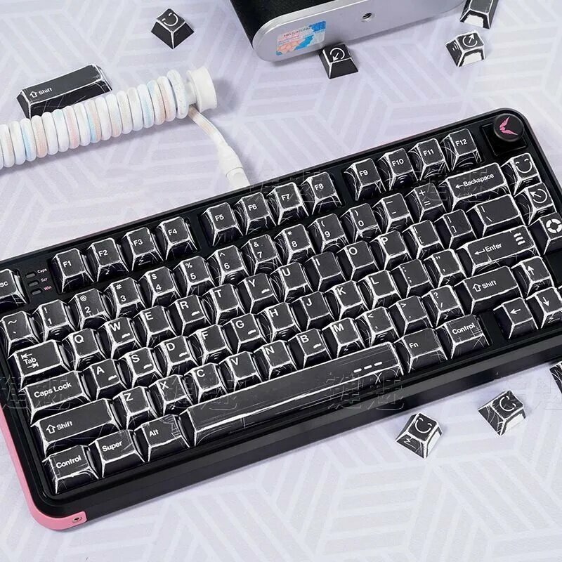 Кейкапы для механической клавиатуры 129 шт, Высота: CHERRY/PBT/Предмет