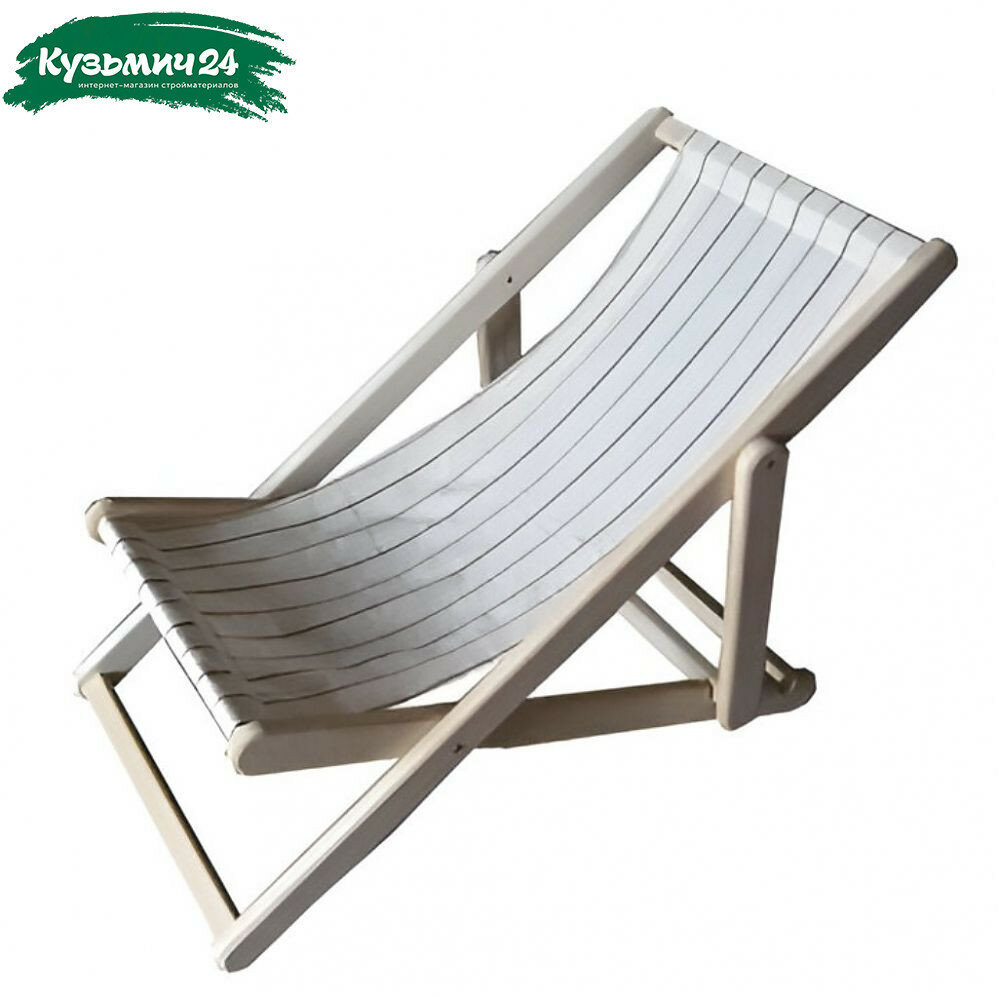 Шезлонг гибкий, Липа, без подлокотников, для отдыха, для бани и сауны, ткань, дерево