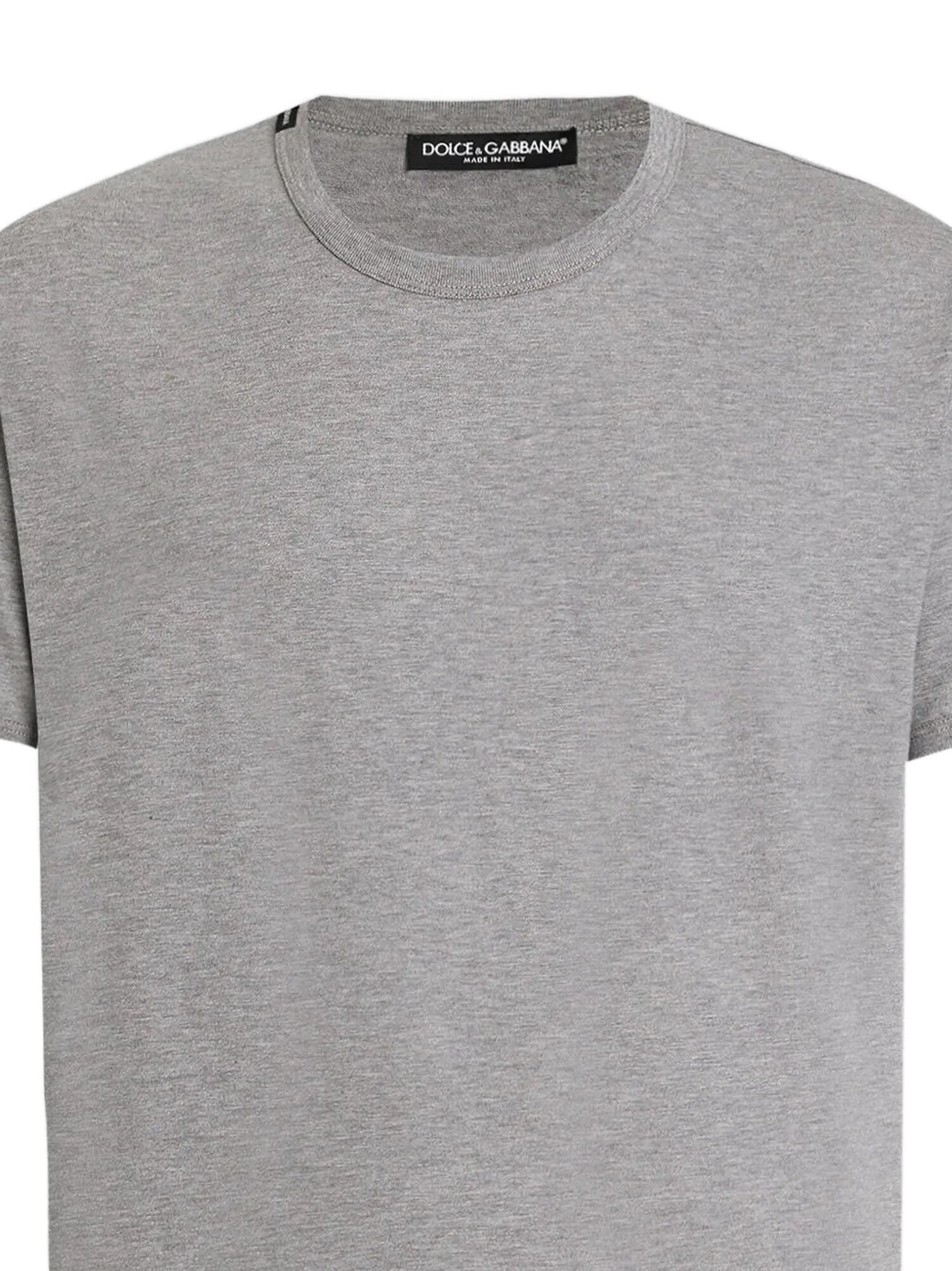 Футболка DOLCE & GABBANA Mélange T-shirt, размер 42, grey — фото 1
