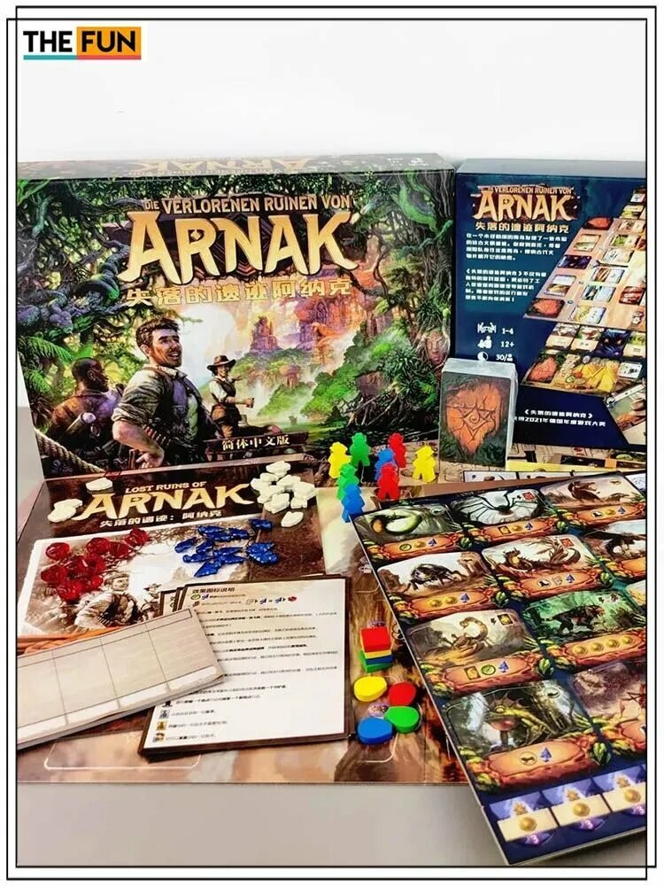 Настольная Карточная Игра Настольная Lost Ruins of Arnak Игра (Карточная) Новая Версия Игры