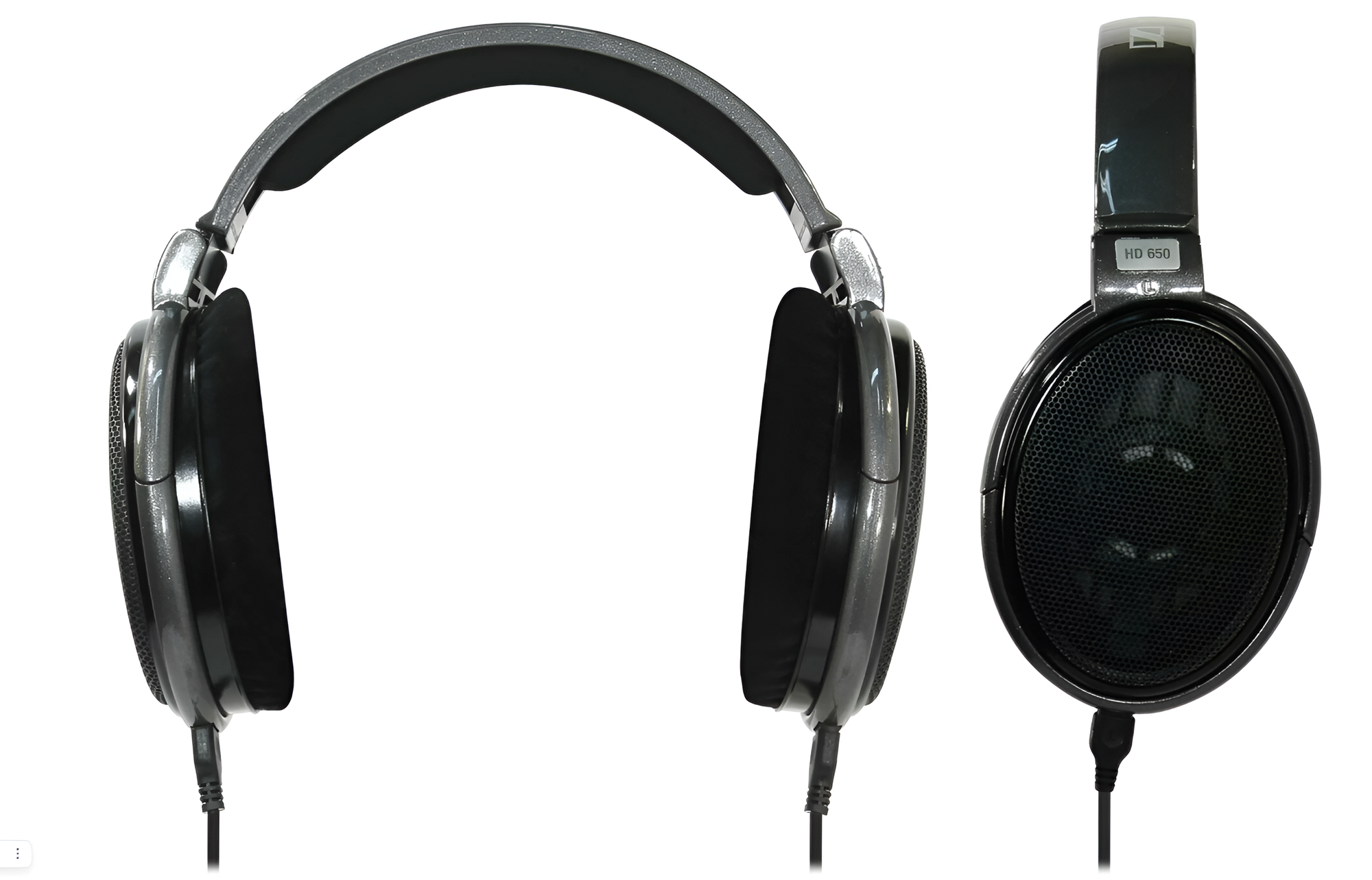 Проводные наушники Sennheiser "HD 650", отсоединяемый кабель, черные, с титаном