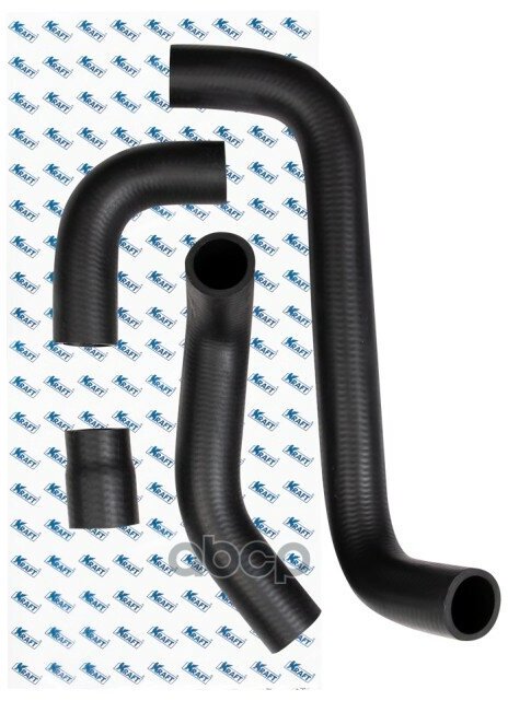 Комплект патрубков радиатора ВАЗ-2105 мед. (4 шт.) OBERKRAFT KRAFT KT885806 Kraft арт. KT885806