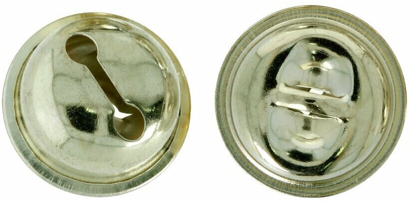 Zlatka Бубенчики NI-15 15 мм 10 шт №01 под золото