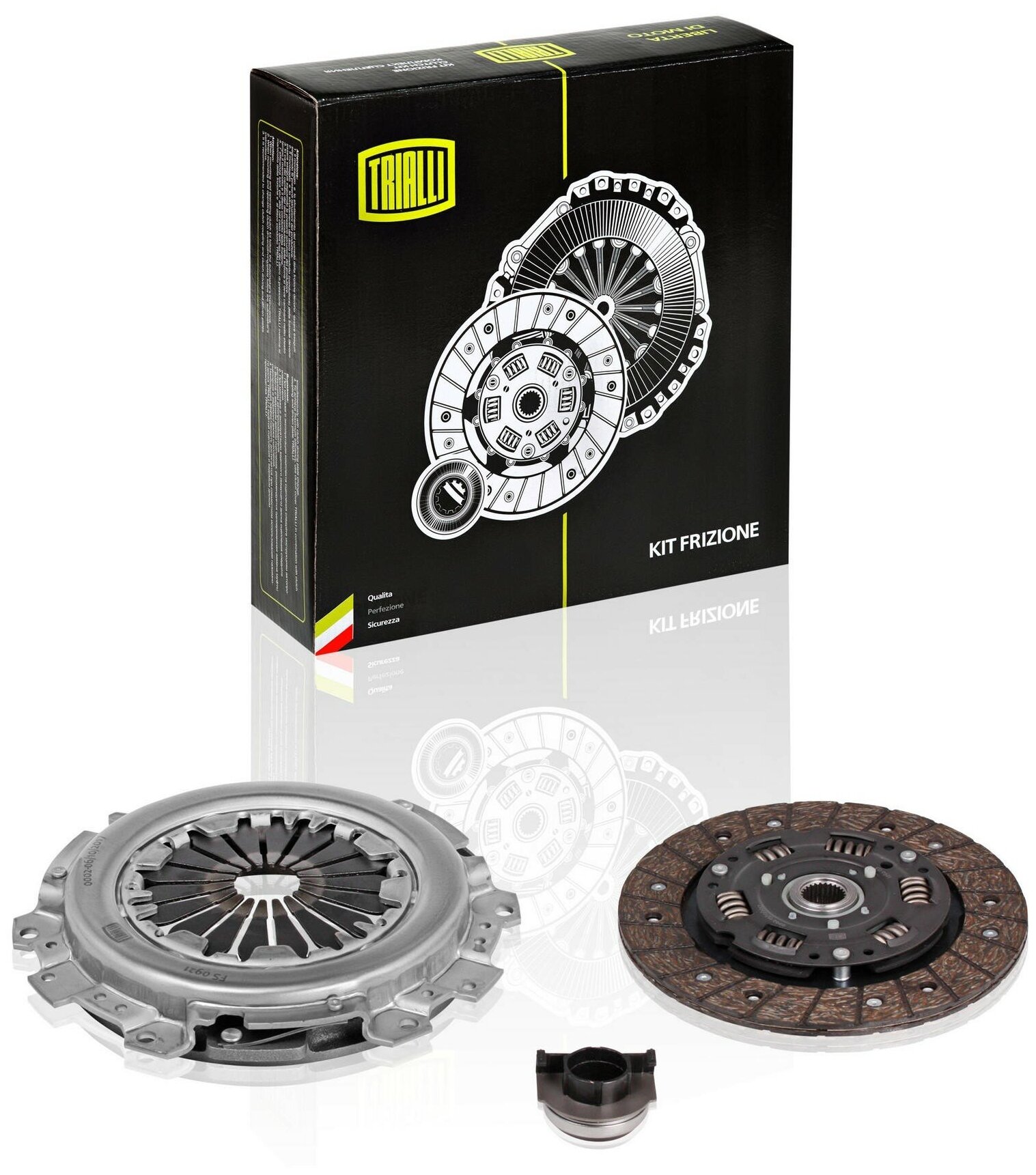 Сцепление в сборе RENAULT Kangoo (97-) 1.9D (кмп.) (TRIALLI)