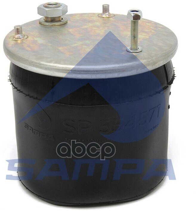 Пневмоподушка без стак!1шп. М10 2напр. D9.8mm 1шп. шт. М16x1.5 М24x1.5Volvo FH(G4), FM(G4) SAMPA арт. SP55457102