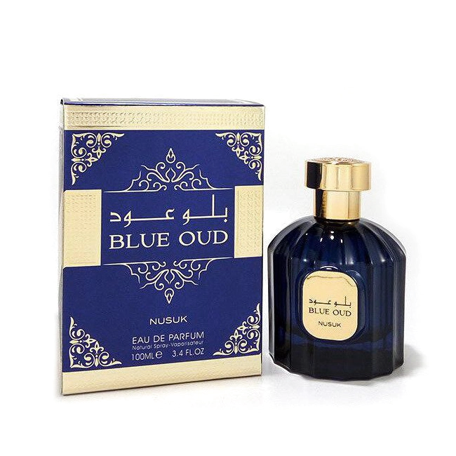 Парфюм для женщин и мужчин Nusuk Blue Oud 100 мл / Нусук Блю Уд парфюмерная вода