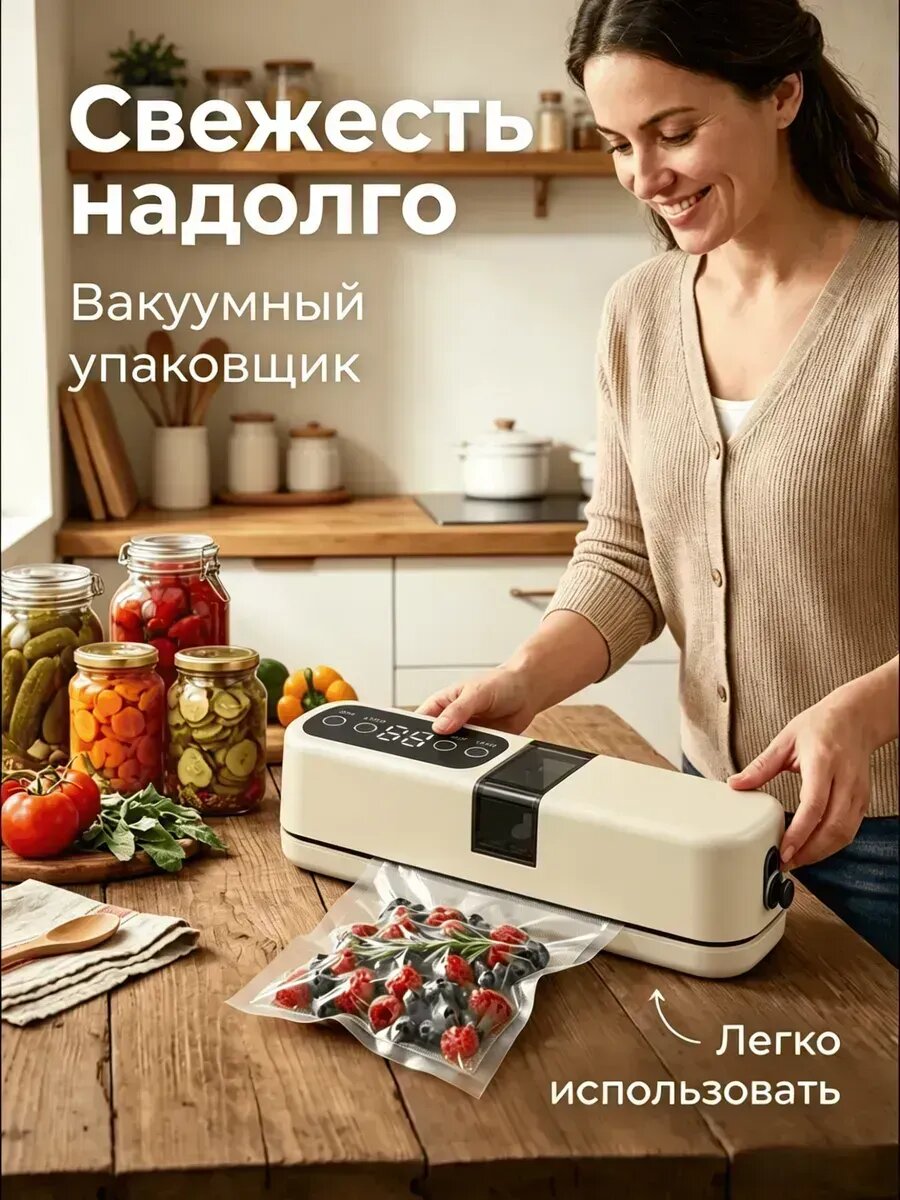 Упаковщик вакуумный: для свежести продуктов и экономии места