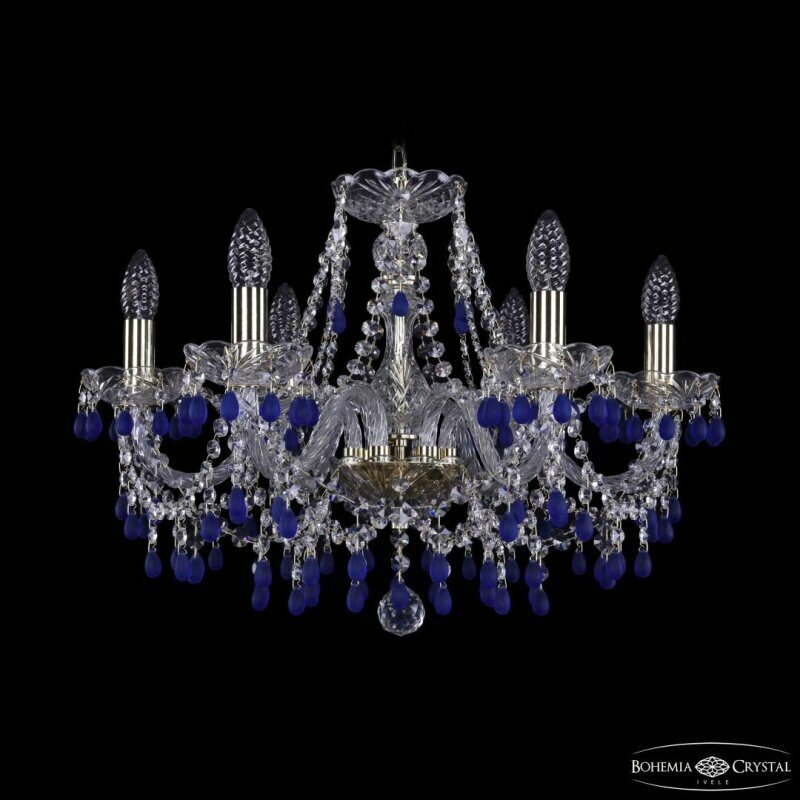 Подвесная люстра Bohemia Ivele Crystal 1410 1410/6/195 G V3001