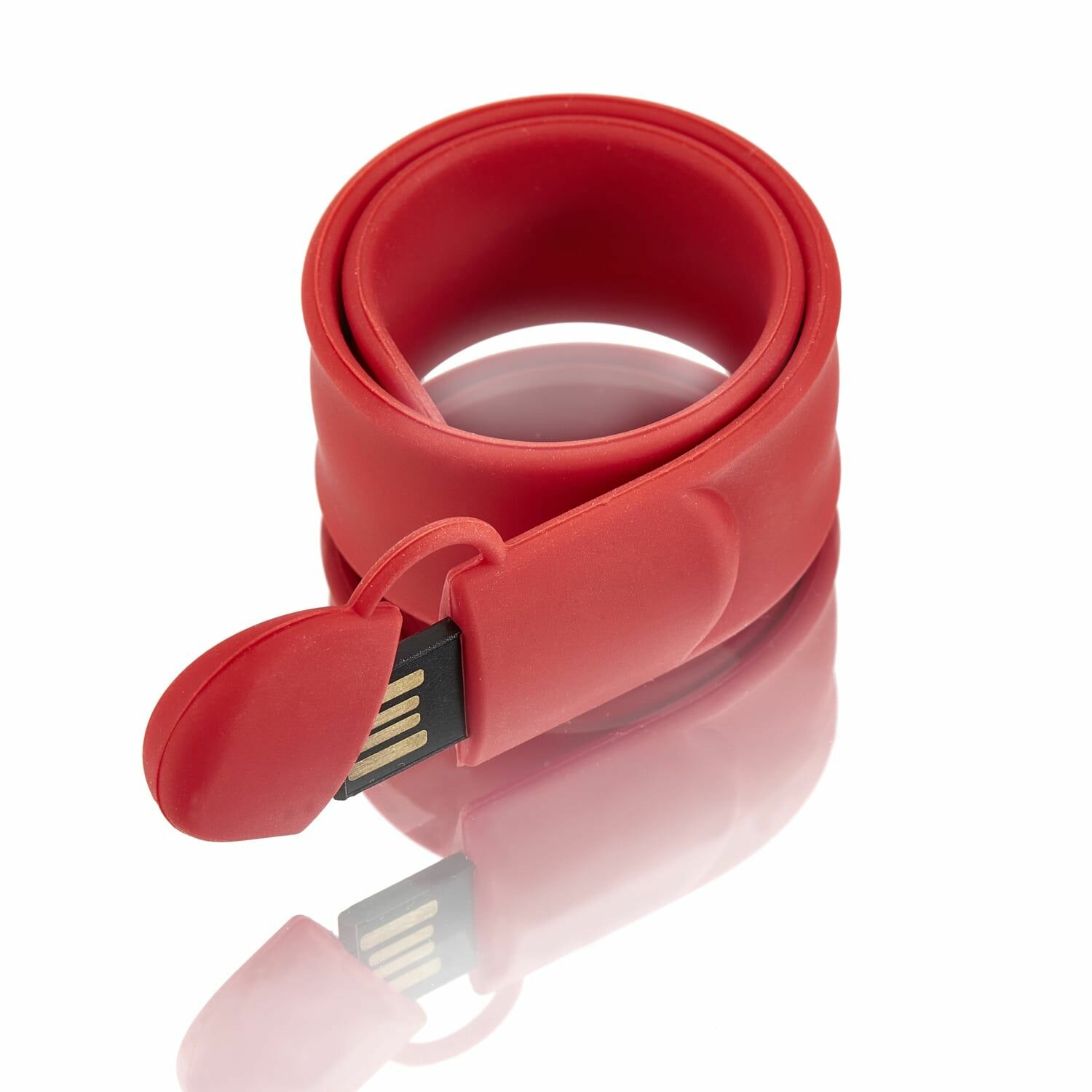 Флешка Браслет Слеп, 4 ГБ, красная, арт. F43