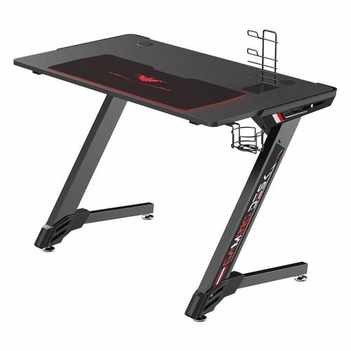 Стол игровой EUREKA TN-Z43-BK-V2, МДФ, черный