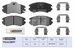 Торм. колодки диск. (комплект) передние changan cs35 plus 18- chery tiggo 7 pro max 22- omoda c5 22- для hyundai: sonata, tucson marshall m2623891