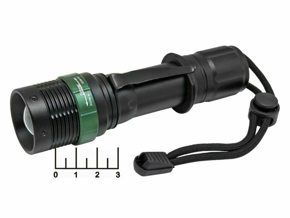 Фонарь 1*18650 1 светодиод аккумуляторный Ultraflash E142