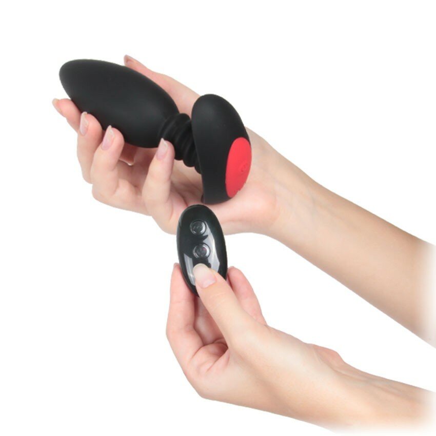 Вибровтулка с дистанционным управлением, 10 режимов, силикон, 14 см