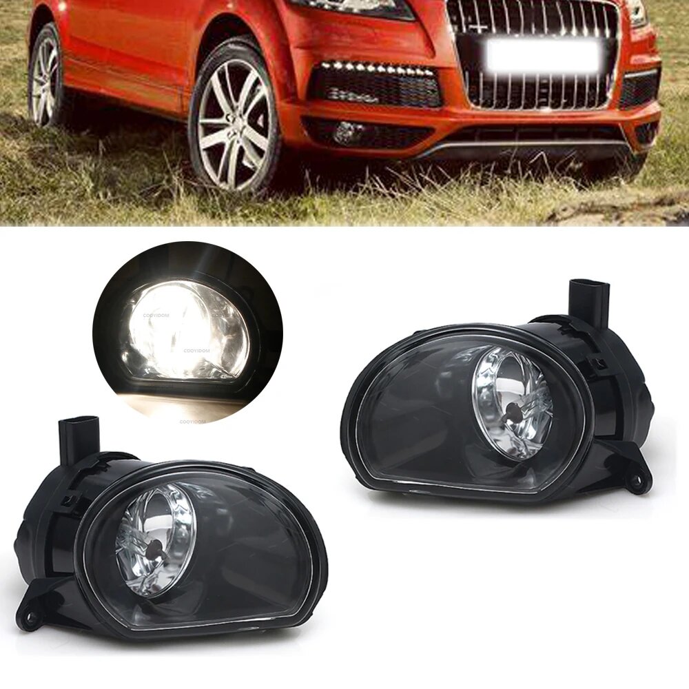 Передний бампер галогенные противотуманные фары противотуманные фары с лампочкой для Audi Q7 2007-2009 Audi A3 2004-2008 8P 0941699 А 8П 0941700 Бесплатно ошибок