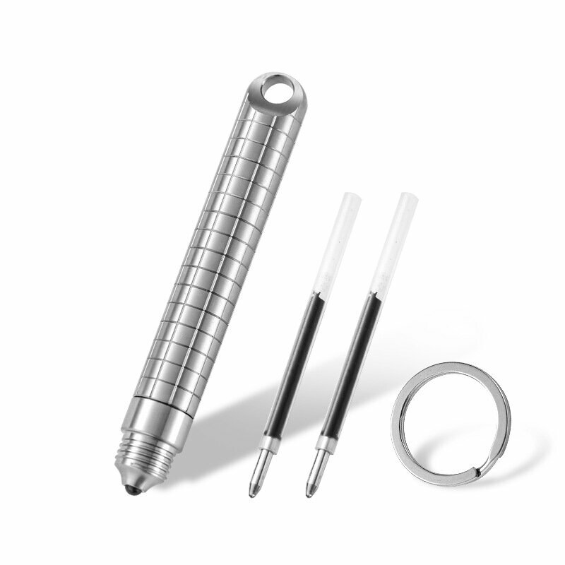 Мини-тактическая ручка из титанового сплава, портативные средства самозащиты против волков, металлическая ручка для самозащиты, оборудование для разбивания окон