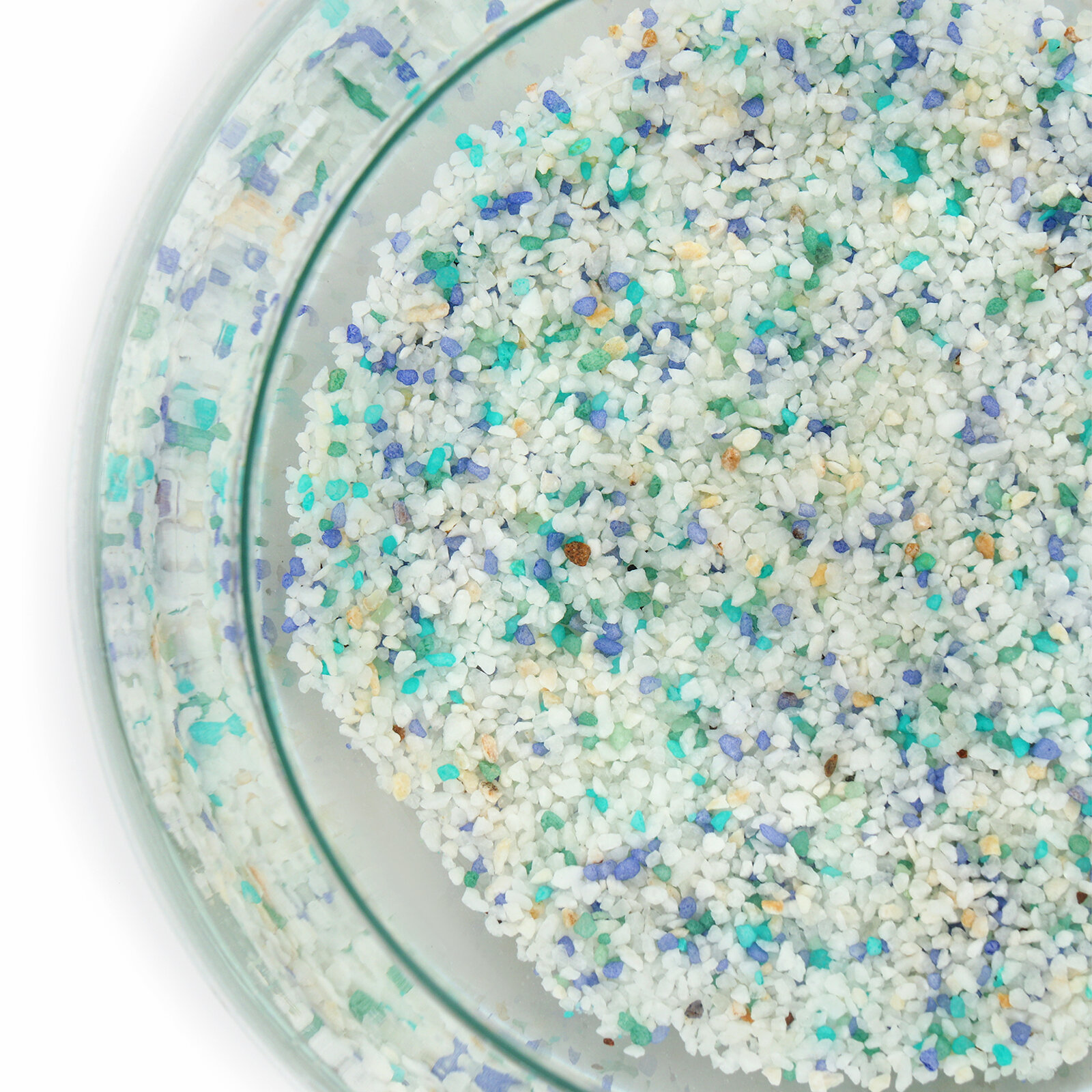 Грунт Пижон "Зимний лес", мраморный, натуральный, для аквариума и террариума, 2-5мм, 800г, 1 уп