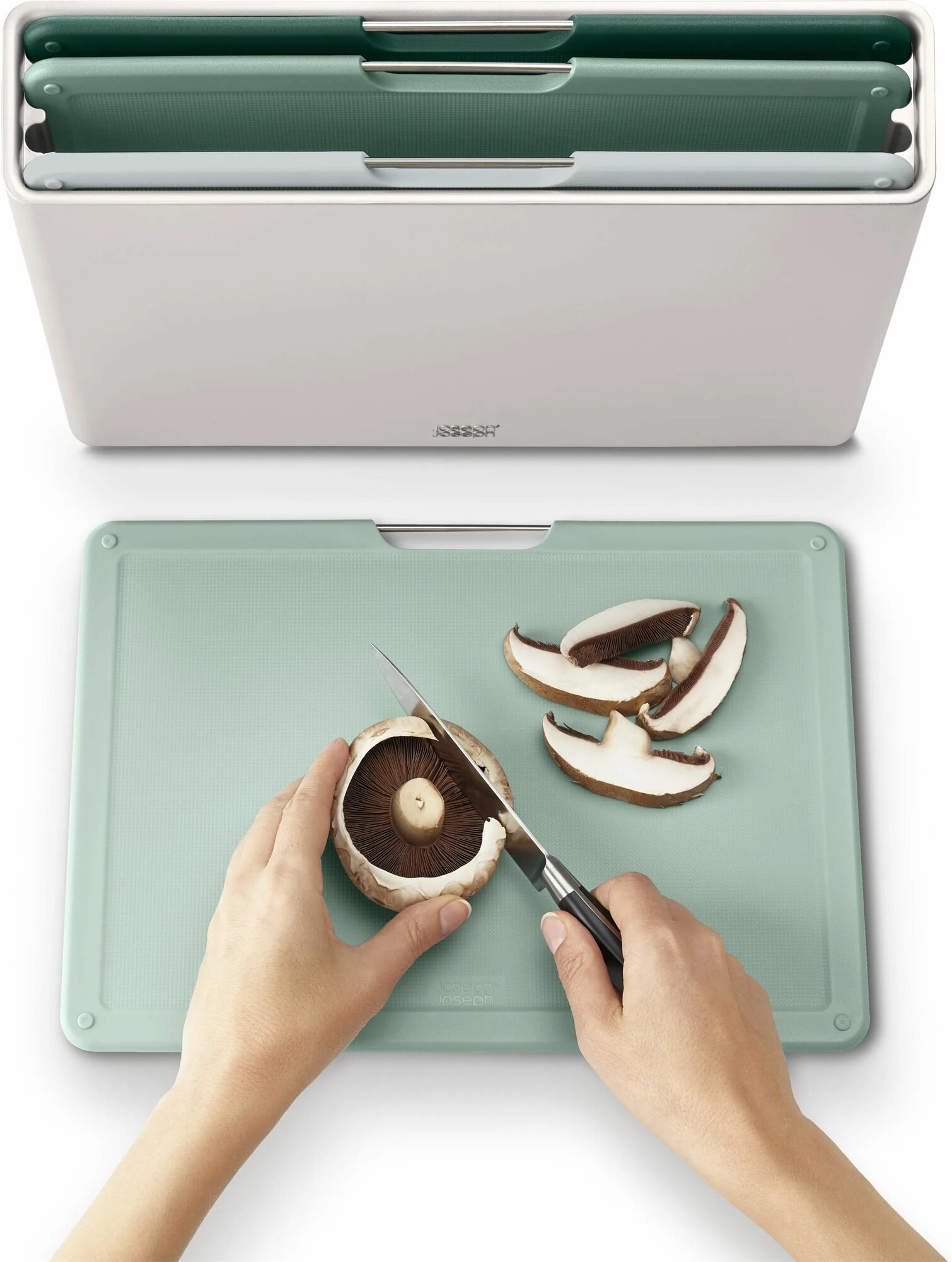 Набор разделочных досок Joseph Joseph Folio Large, зеленый