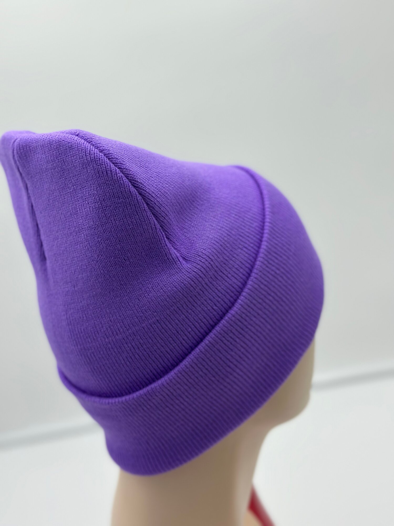 Шапка-бини шапка 2024 2025 шапка фиолетовый шапка унисекс для девочек