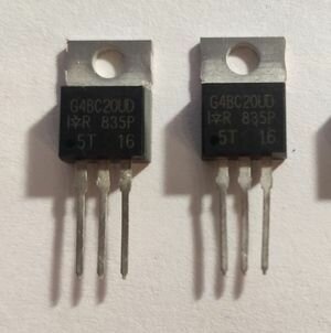 IRG4BC20UDPBF, IGBT транзистор 600В 13А TO-220AB / 5 штук