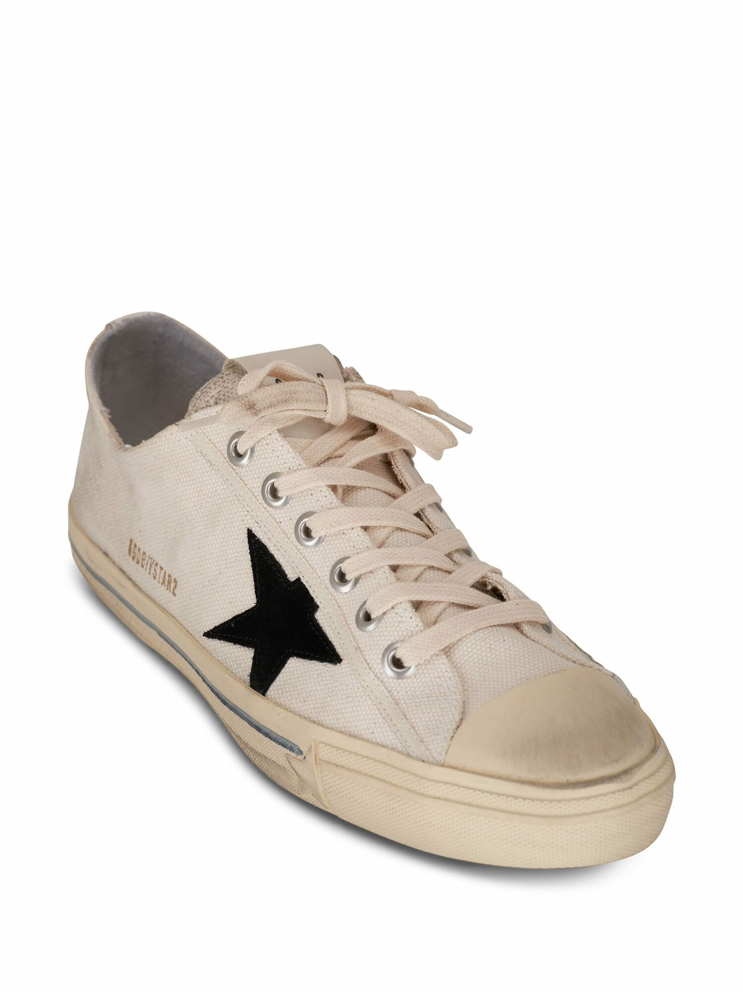 Кроссовки Golden Goose V-Star, размер 39, бежевый/белый — фото 1