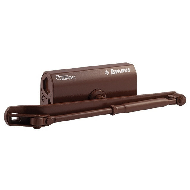 Нора-м ISP 440 дверной доводчик морозостойкий коричневый 80-140 кг для внутренних дверей