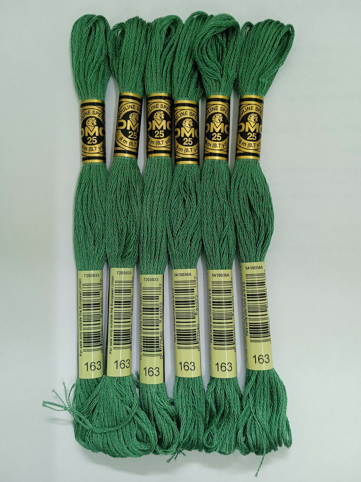 Набор ниток мулине, 8 м, 6 шт DMC-163_6