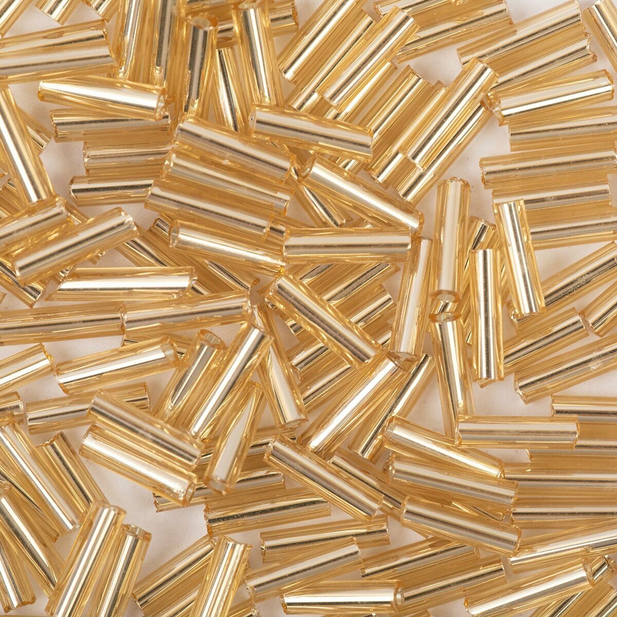 Бисер "Zlatka" стеклярус GG 3" (0021-0049) 10 шт 10 г №0022 золотой