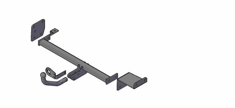 Фаркоп Kia Soul 2014-2019, условно-съемный,(без электрики) Трейлер.7370