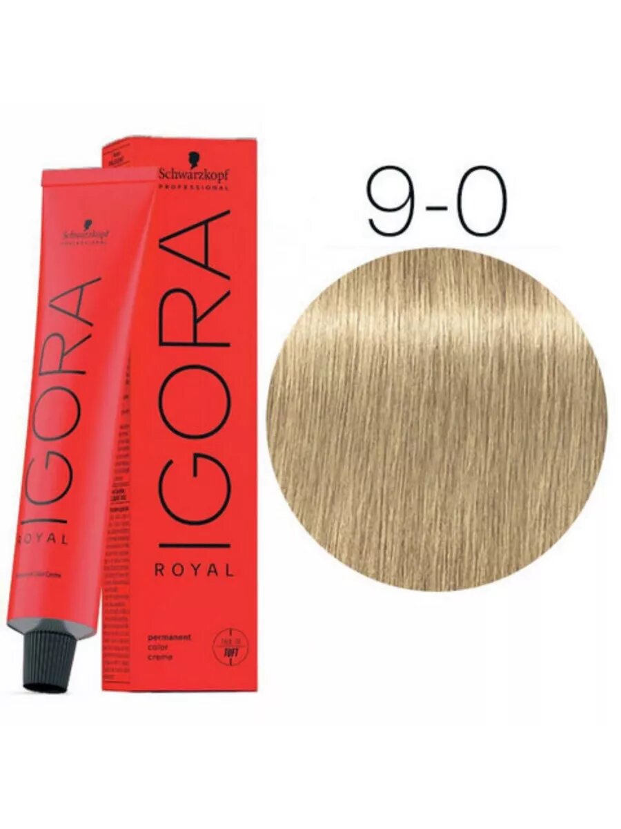 Schwarzkopf Igora Royal 9-0 Блондин натуральный Стойкая крем-краска