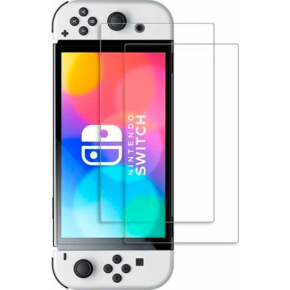 Защитное стекло Glass Screen PRO+ Premium Tempered (9H) (for 2 pcs) для экрана Nintendo Switch OLED