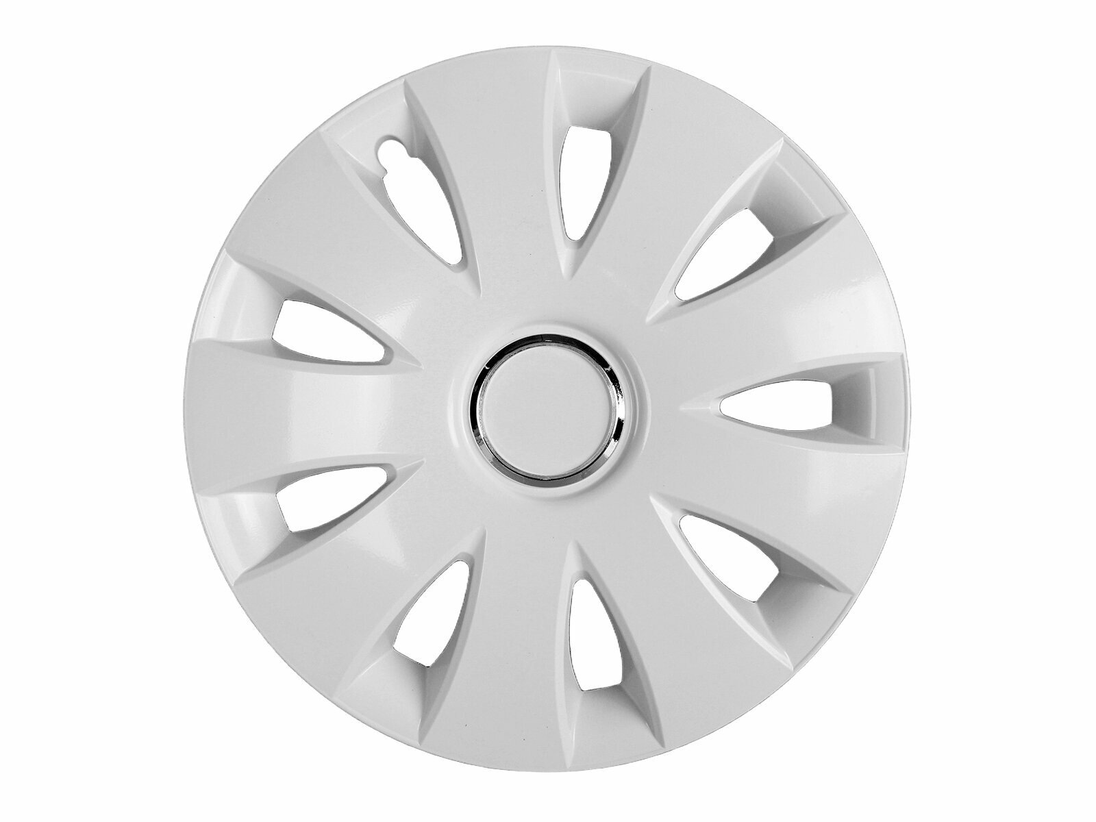 Колпак колеса R-16 декор аура ринг белый комплект