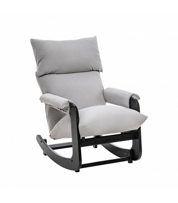 Кресло-трансформер Модель 81, венге, велюр v51 светло-серый