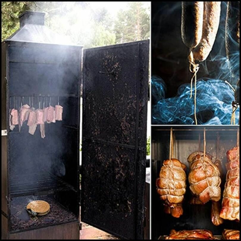 Лабиринтный дымогенератор для холодного копчения Улитка