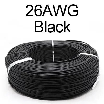 Экранированный сигнальный кабель UL2547 7 Cores, 26AWG Black, 3 Meters