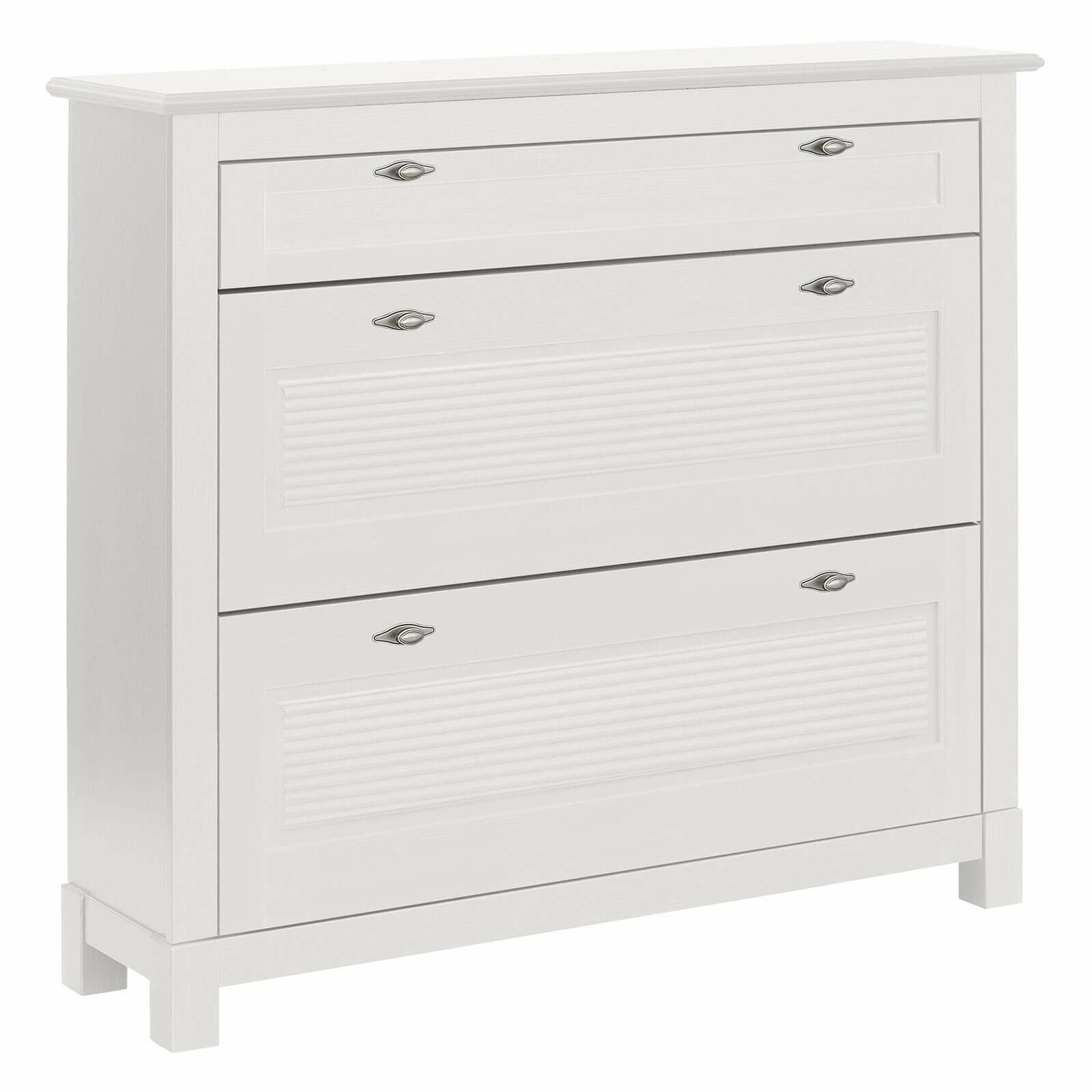 Тумба для обуви в прихожую "Рауна 21" с выдвижным ящиком, 120 см.