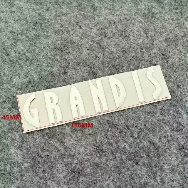 3D значок с надписью на задний багажник автомобиля для Mitsubishi GRANDIS логотип ABS наклейка для ремонта эмблема внешние аксессуары