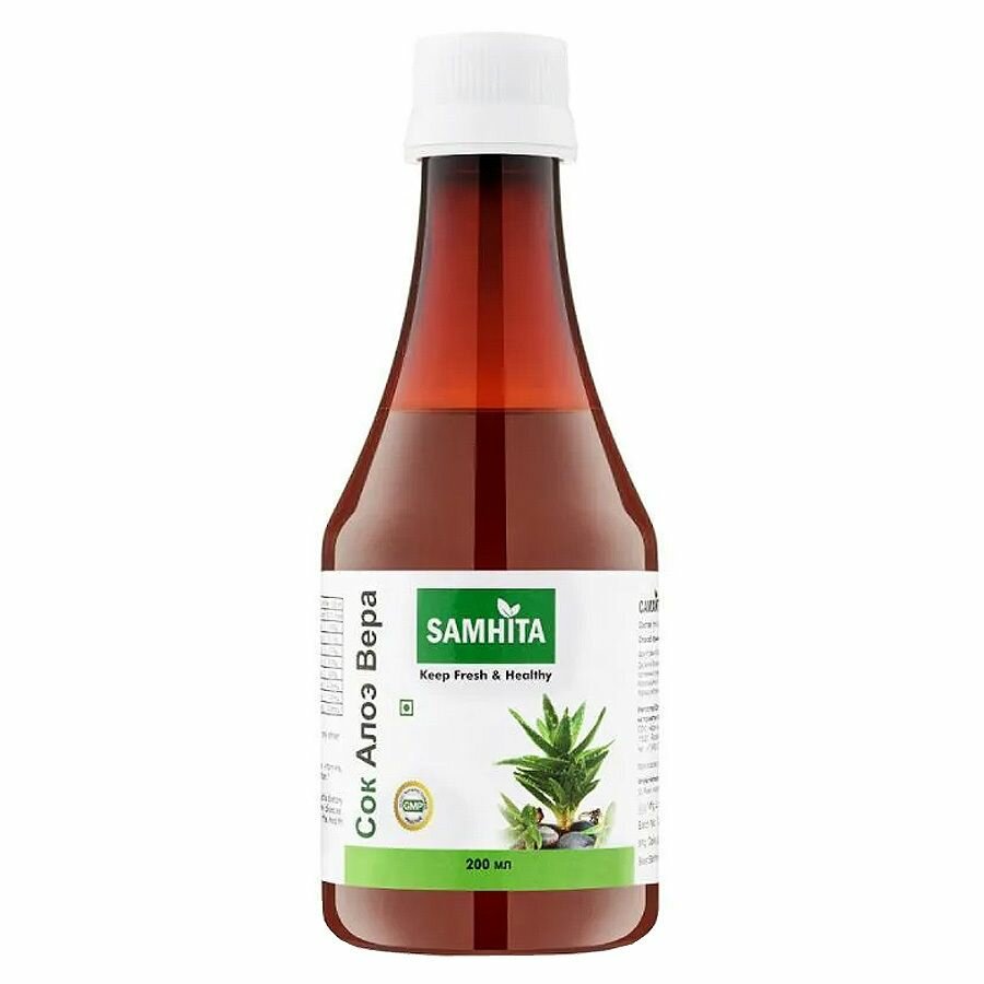 Samhita Сок Алое Вера Самхита ALOE VERA JUICE 200 мл