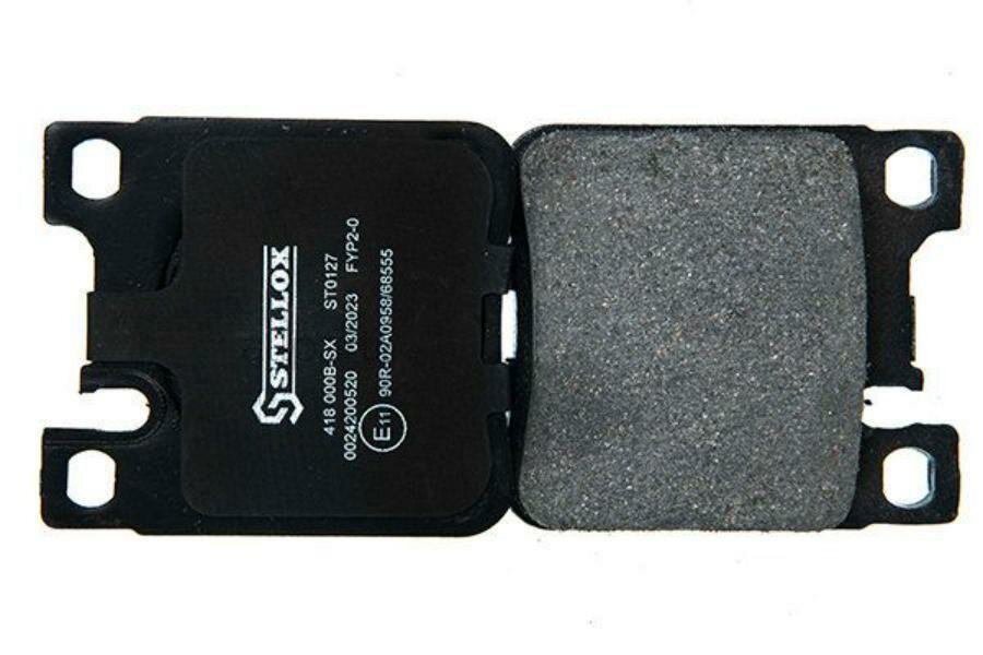 STELLOX 1606000BSX колодки дисковые задн. с антискр. пласт!\MB W140 91>/W202 94>/W210 97>/W220 2.8/3.2 98>