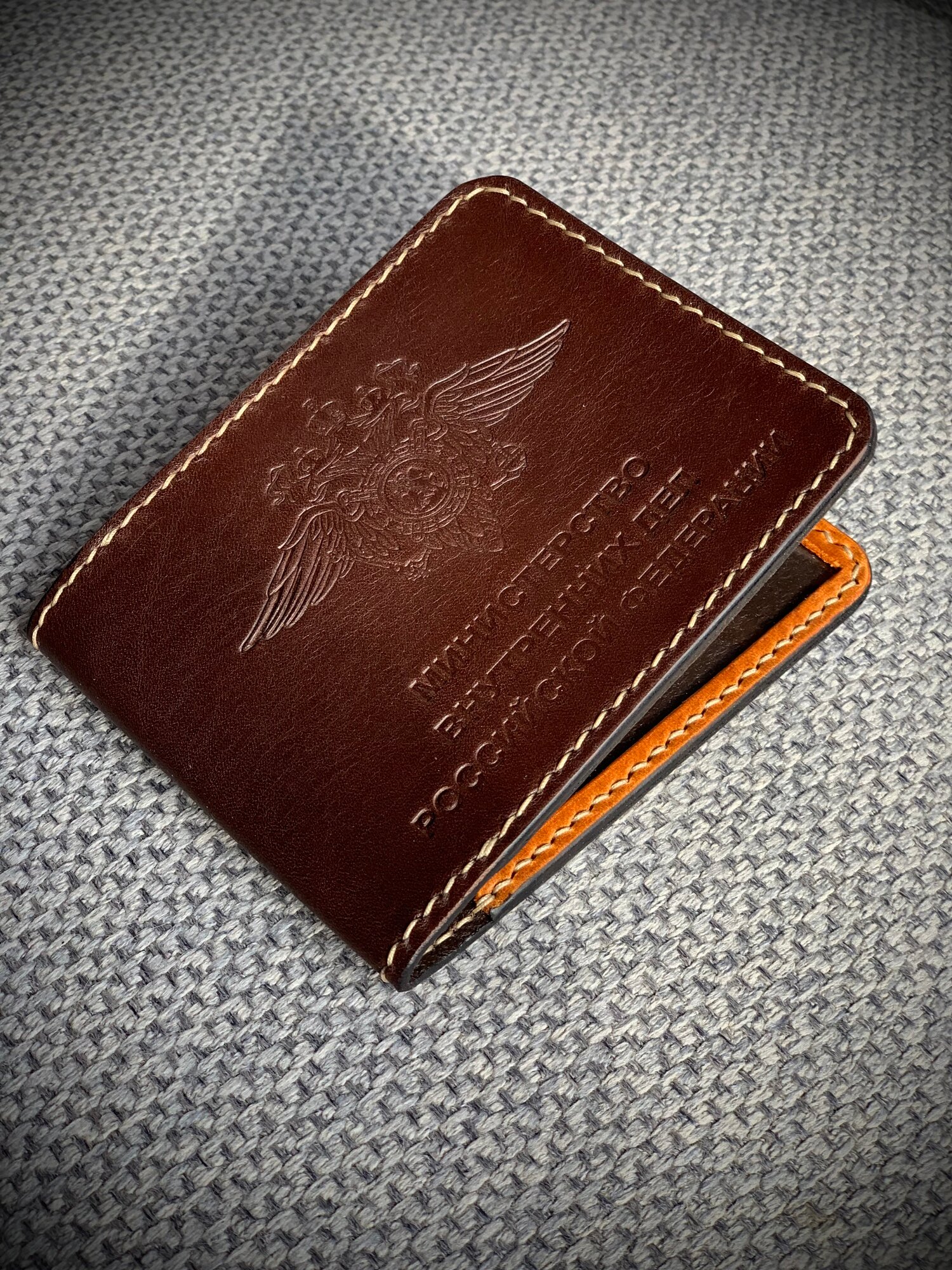 Обложка для удостоверения viking leather craft