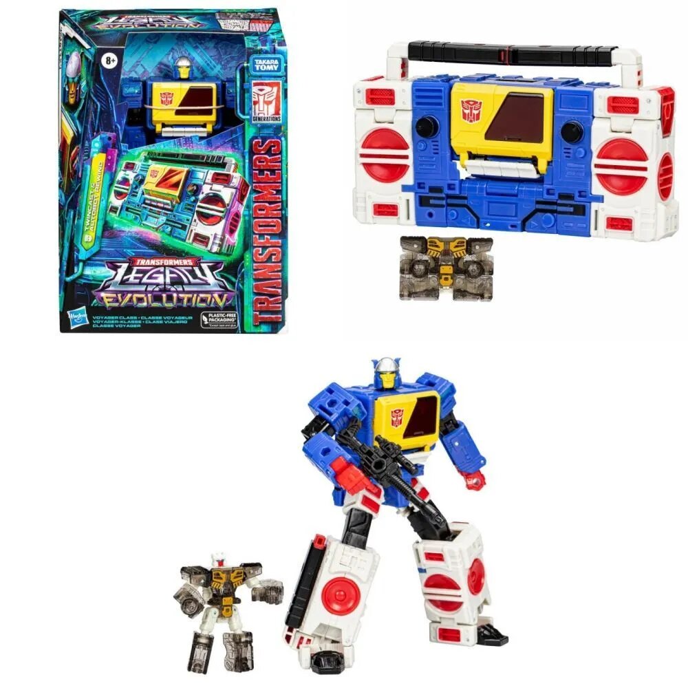 Трансформеры Hasbro Игрушка Legacy Evolution Voyager Twincast and Autobot Rewind 7 дюймов (17 см) F7208