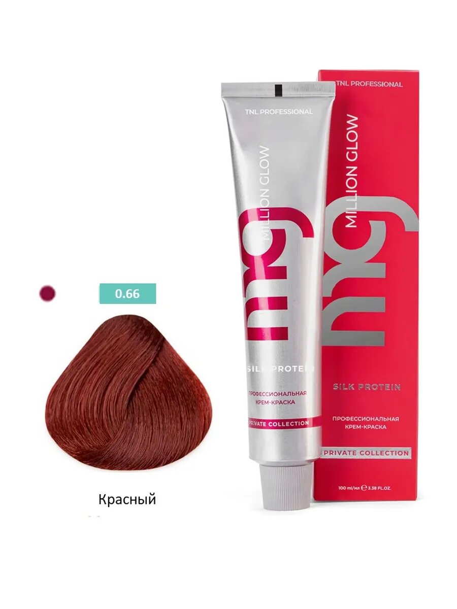 Крем-краска для волос Million glow Private collection Silk protein 0.66