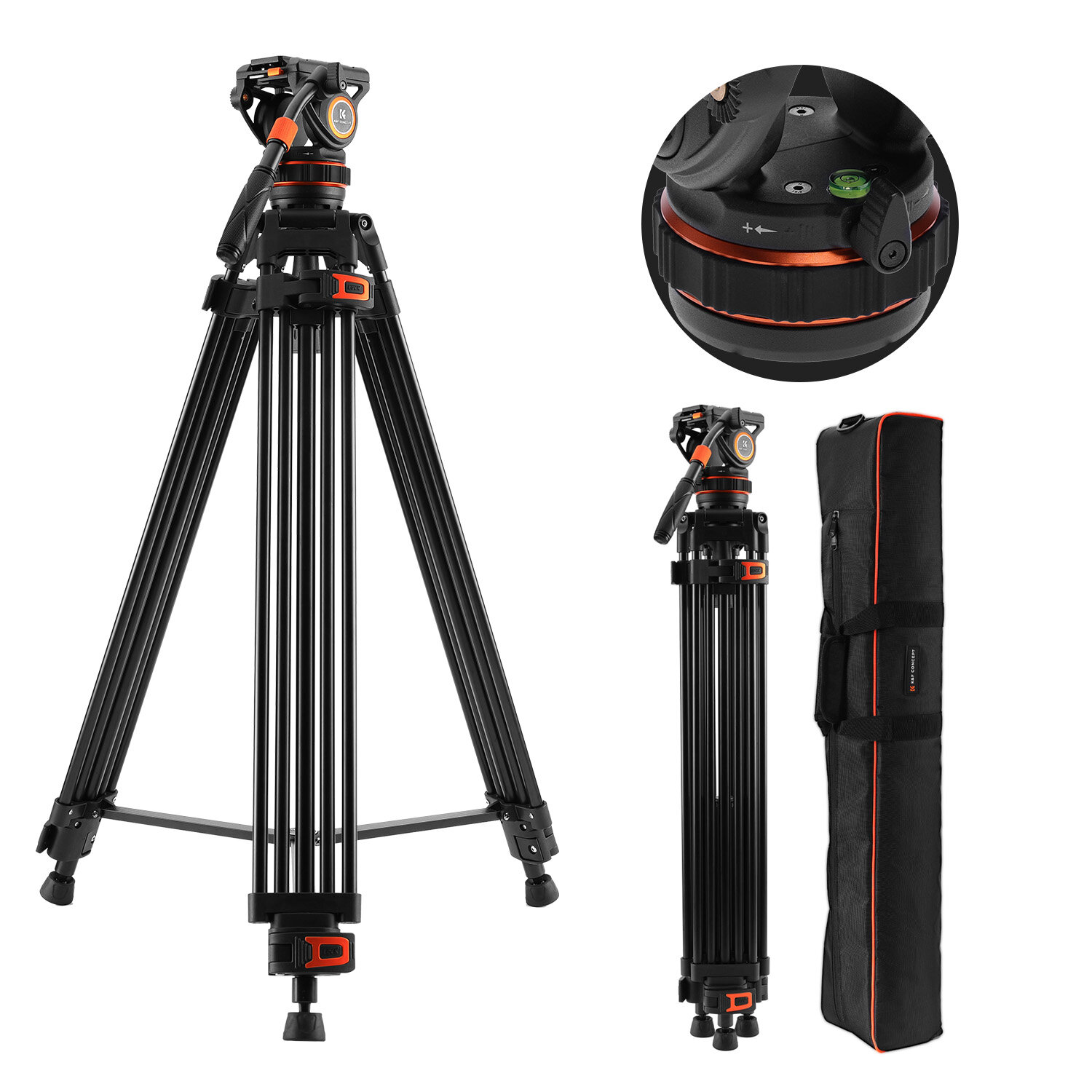 Штатив K&F Concept VA3 + BV10 KF09.147